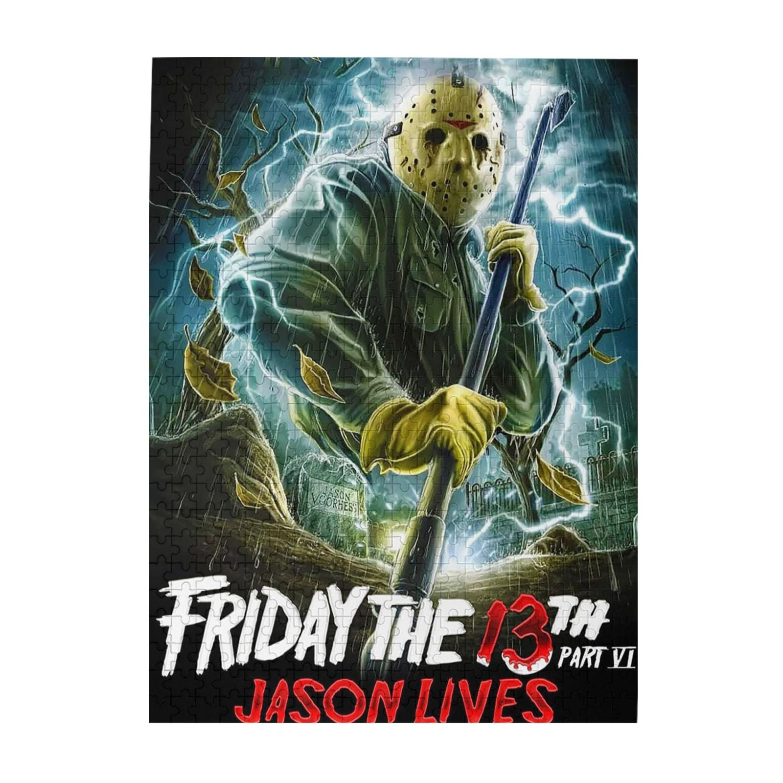 500 Pieces Puzzles Jason Voorhees - Friday The 13th Wooden Puzzle Large ...