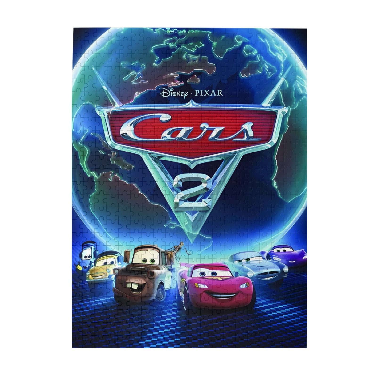 500 Pieces Puzzles Lightning McQueen Wooden Puzzle Large Puzzle Game ...