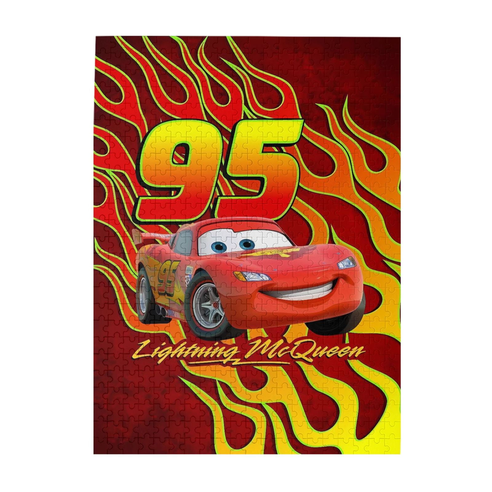500 Pieces Puzzles Lightning McQueen Wooden Puzzle Large Puzzle Game ...