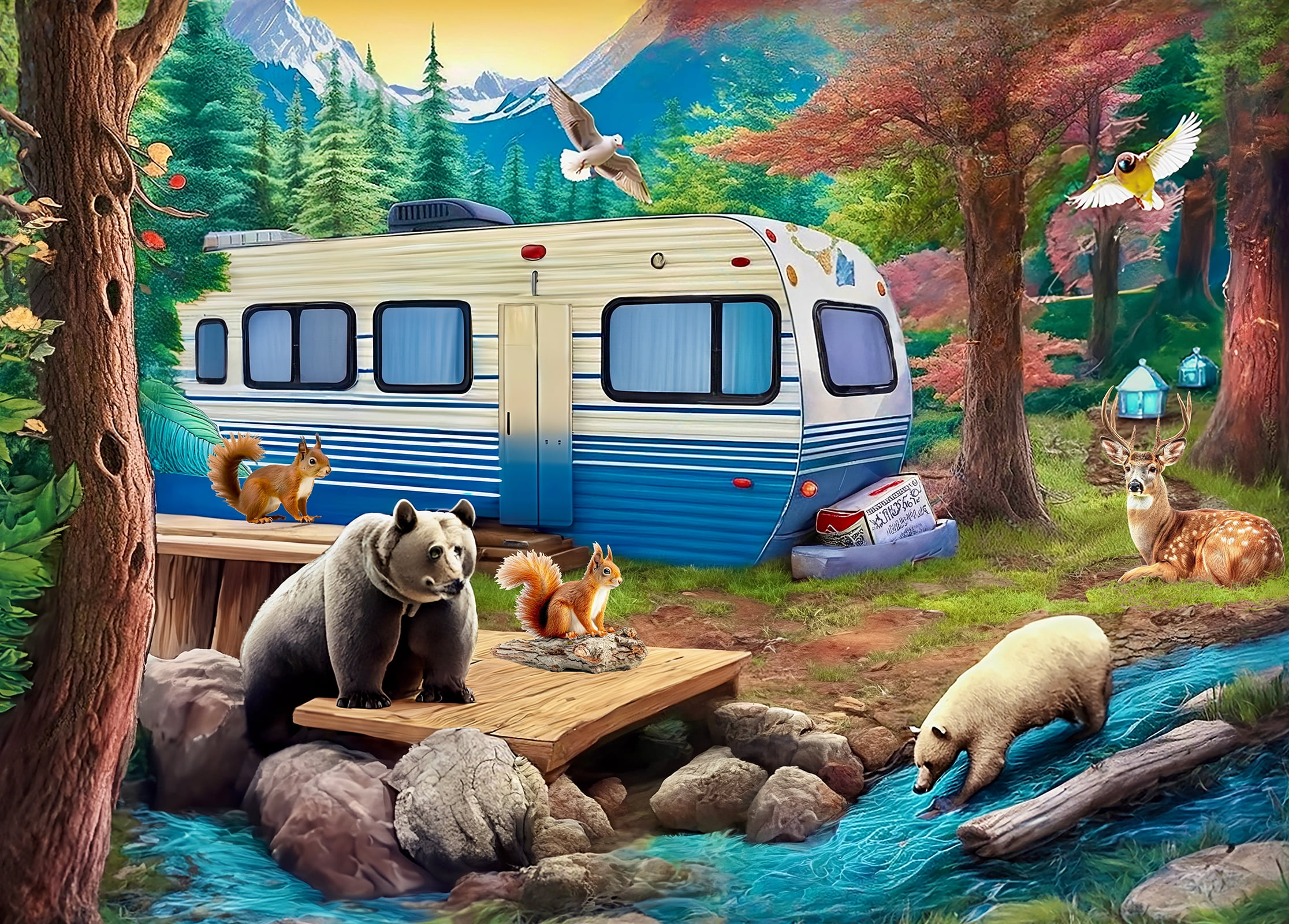 500 Pieces Puzzles for Adults and Kids - 21"x15" Jigsaw Puzzles ...