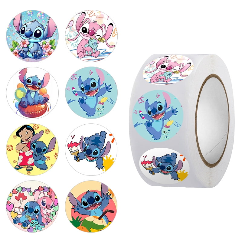500 Pieces Stitch Stickers Colorful Fashion Graffiti Rolls Self ...