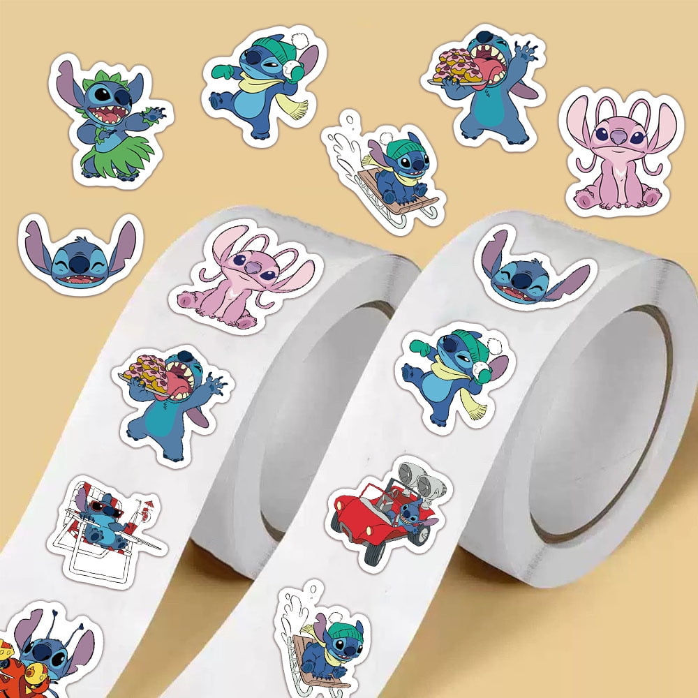 500 Pieces Stitch Stickers Colorful Fashion Graffiti Rolls Self ...