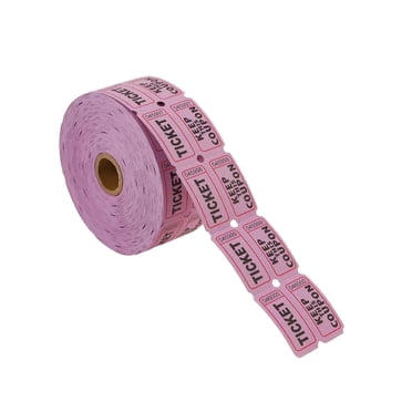Staples Double Ticket Roll 2000/Roll for Office Supplies - Walmart ...