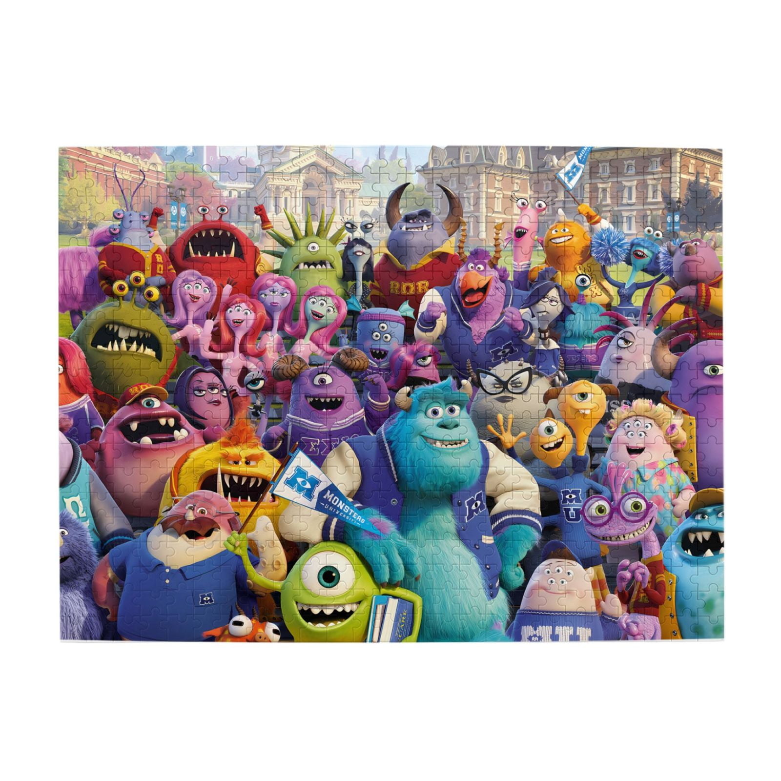 500 Pieces Unique Monsters Inc Jigsaw Puzzles For Adults Cartoon Wooden ...