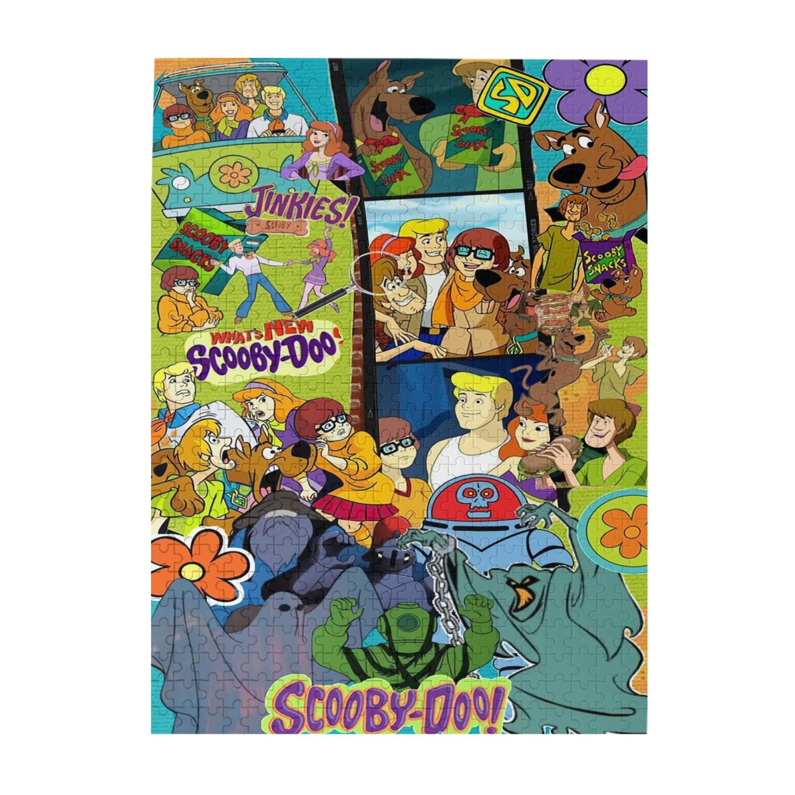 500 Pieces Unique Scooby-Doo Jigsaw Puzzles For Adults Cartoon Wooden ...