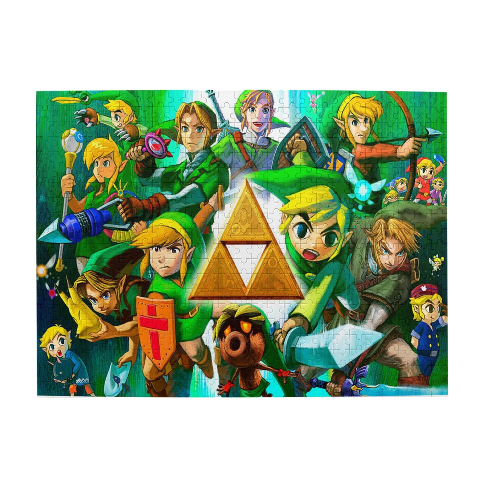 500 Pieces Unique The Legend Of Zelda Jigsaw Puzzles For Adults Cartoon ...