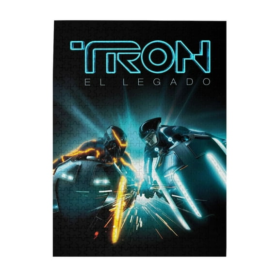 500 Pieces Unique Tron Ares Jigsaw Puzzles For Adults Cartoon Wooden ...