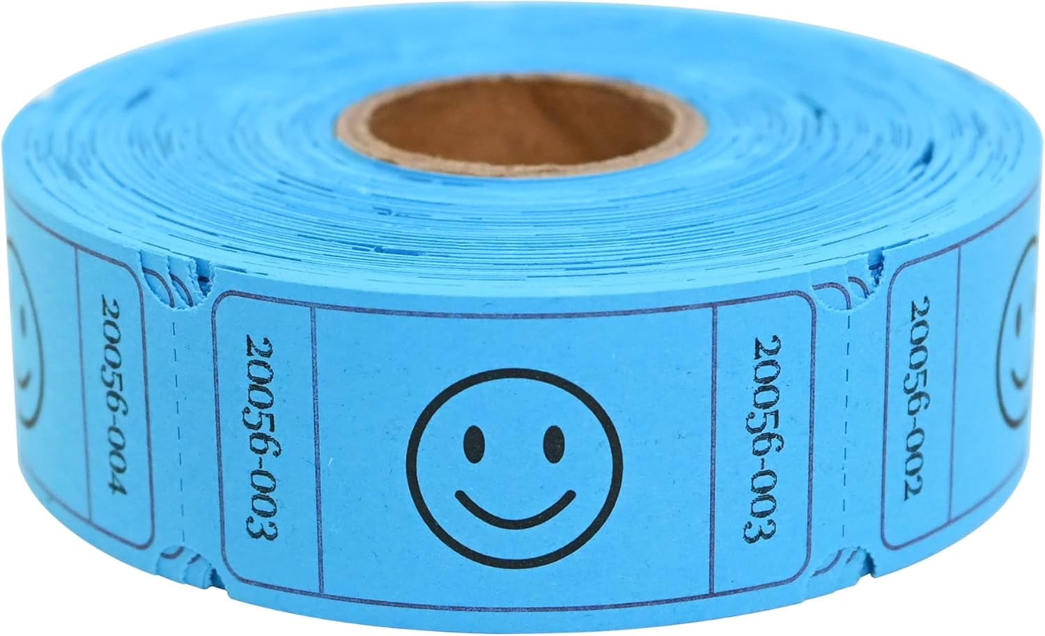 500 Raffle Tickets, Smile, Blue(6 Color Selection), Single Roll, Ticket ...