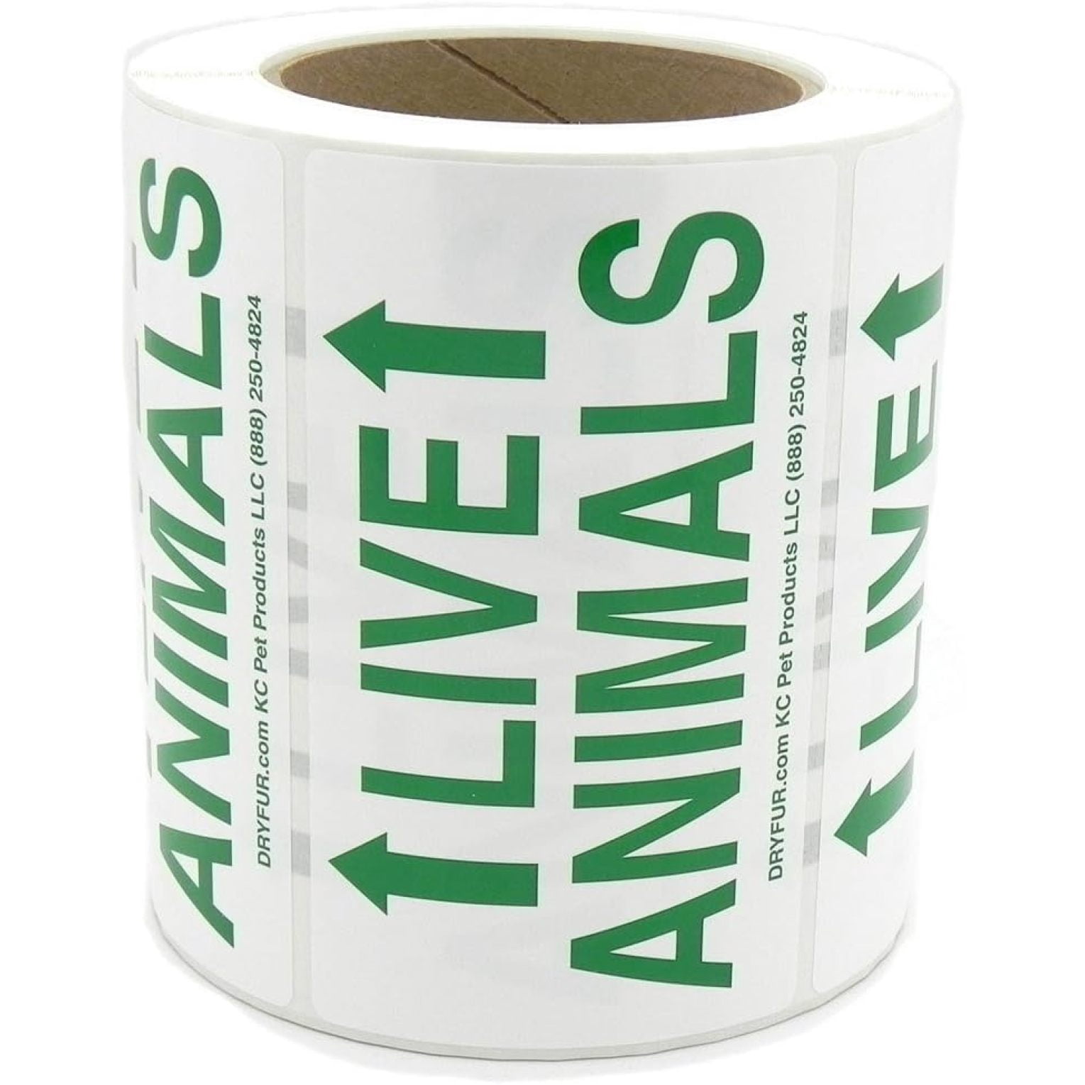 500 Roll Live Animal Shipping Labels w/Arrows - Walmart.com
