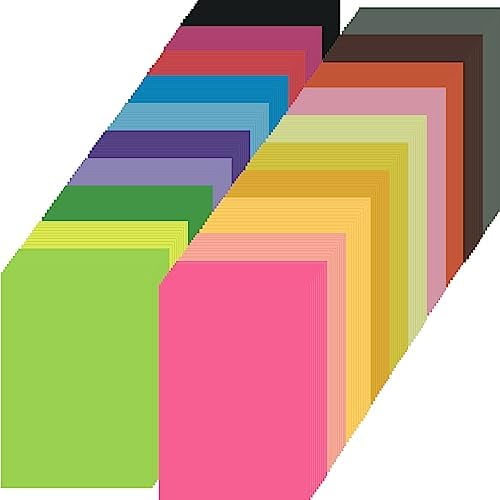 500 Sheets Cardstock 8.3'' x 11.5'' A4 Card Stock Paper 230GSM ...