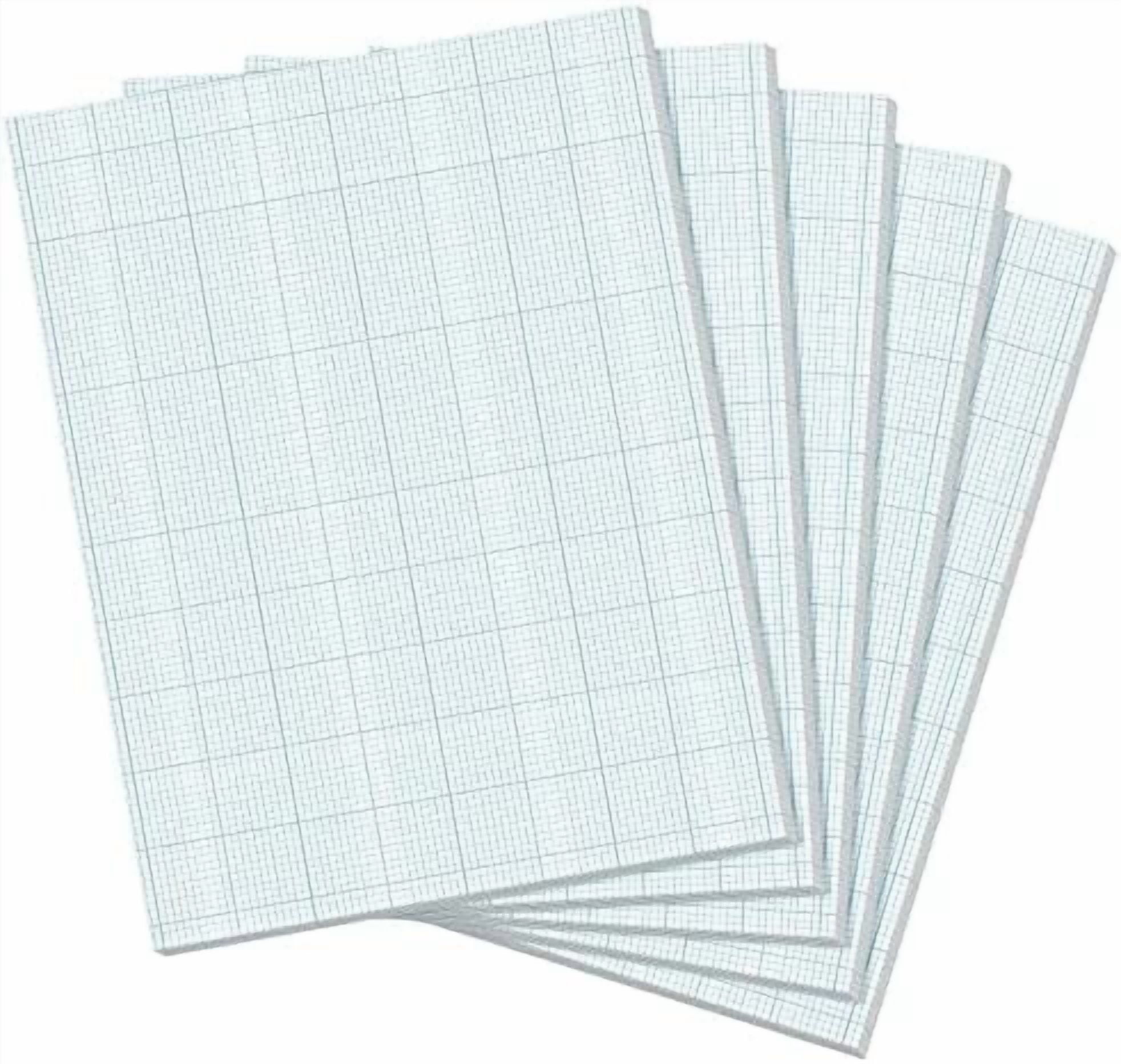 500 Sheets Cross Section Pads 8.5 x 11 Inches Quadrille Pads Cross ...