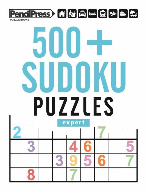 500+ Sudoku Puzzles Expert: Sudoku Puzzle Book Expert (with answers ...