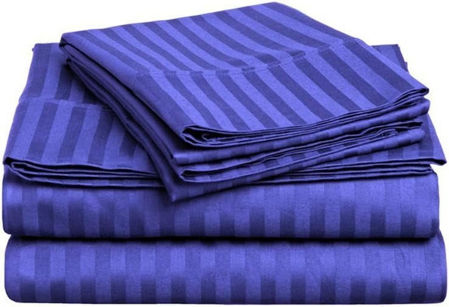 500 TC Soft Collection - King Size - Striped COLORS Sheet Set - 4 ...