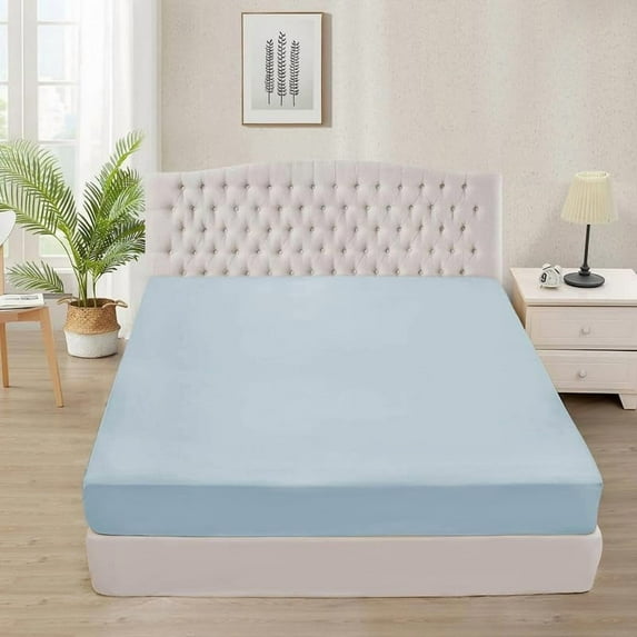 500-TC Supima Cotton Queen Fitted Sheet Only (60" x 80"+7") Size ...