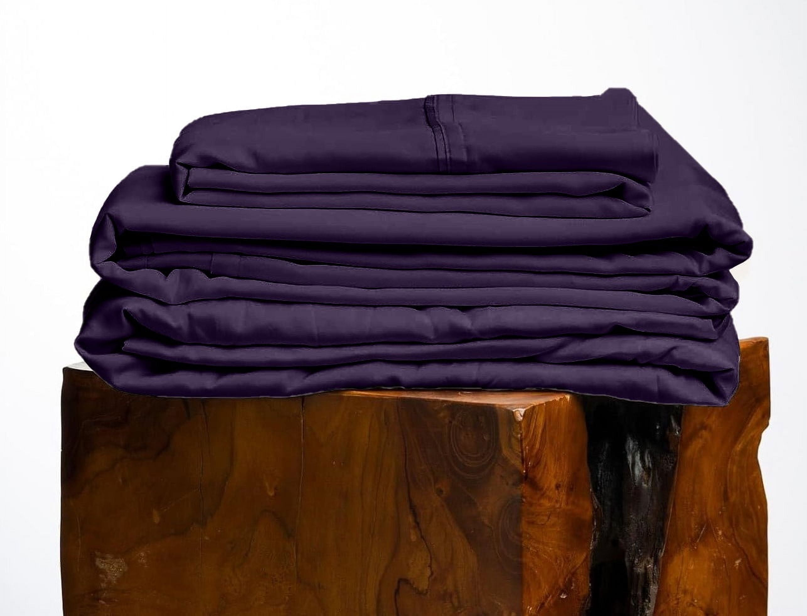 500 Thread Count, 100% Giza Egyptian Cotton Bedding Set, 4-PC Sheets ...