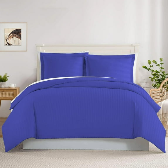 500-Thread Count 3-PCs Duvet Cover Set | Corner Ties | Ultra Soft ...