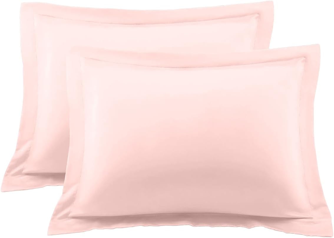 500 Thread Count Egyptian Cotton Pillow Shams, 2-Pack –Pillow Covers ...