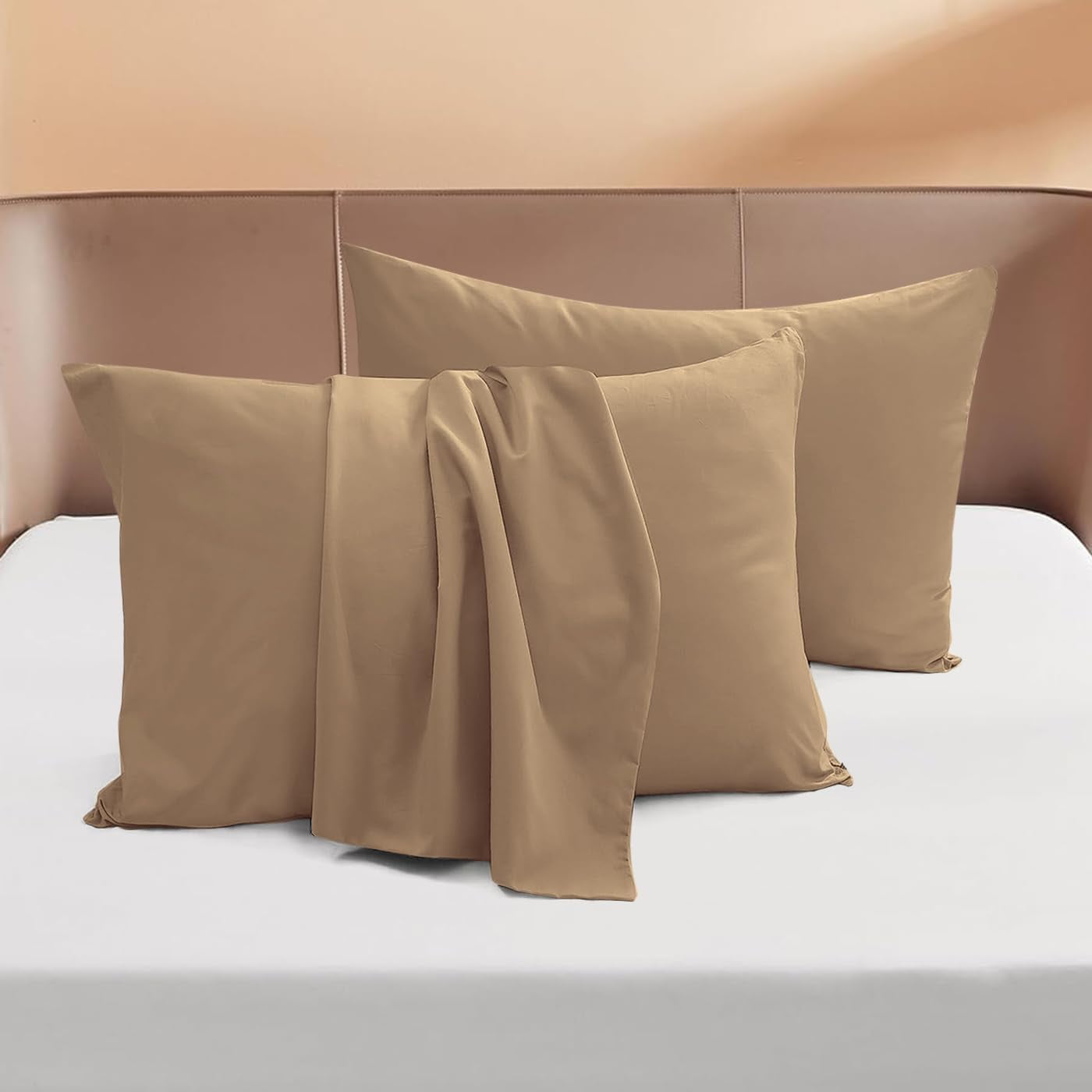 500 Thread Count Egyptian Cotton Pillowcases, 2-Pack –Pillow Covers for ...