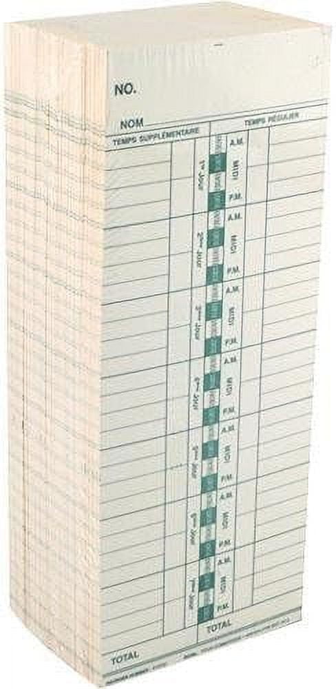 500 Time Cards for Royal TimeMaster TC100, TC200 and Many from ...
