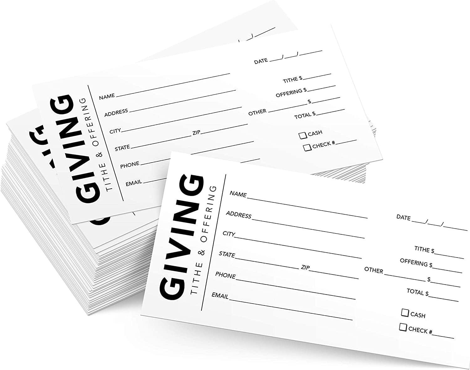 500 Tithes and Offering Envelopes for Church | Tithe Envelopes for ...