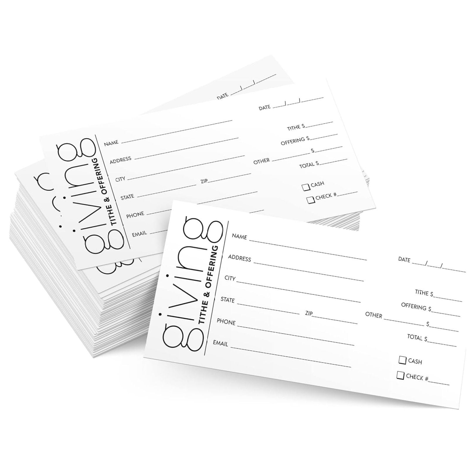 500 Tithes and Offering Envelopes for Church | Tithe Envelopes for ...