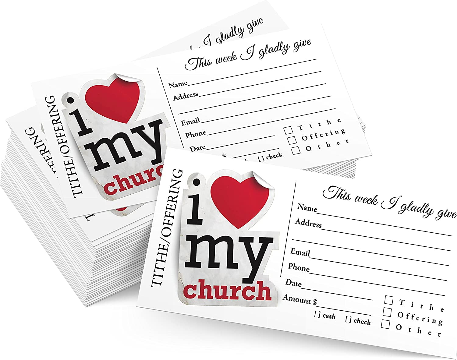 500 Tithes and Offering Envelopes for Church | Tithe Envelopes for ...