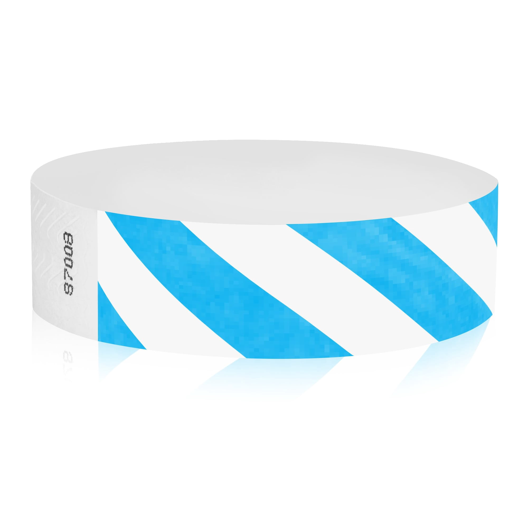 500 Tyvek WristCo Wristbands for Events | Blue Stripes + | Water-proof ...