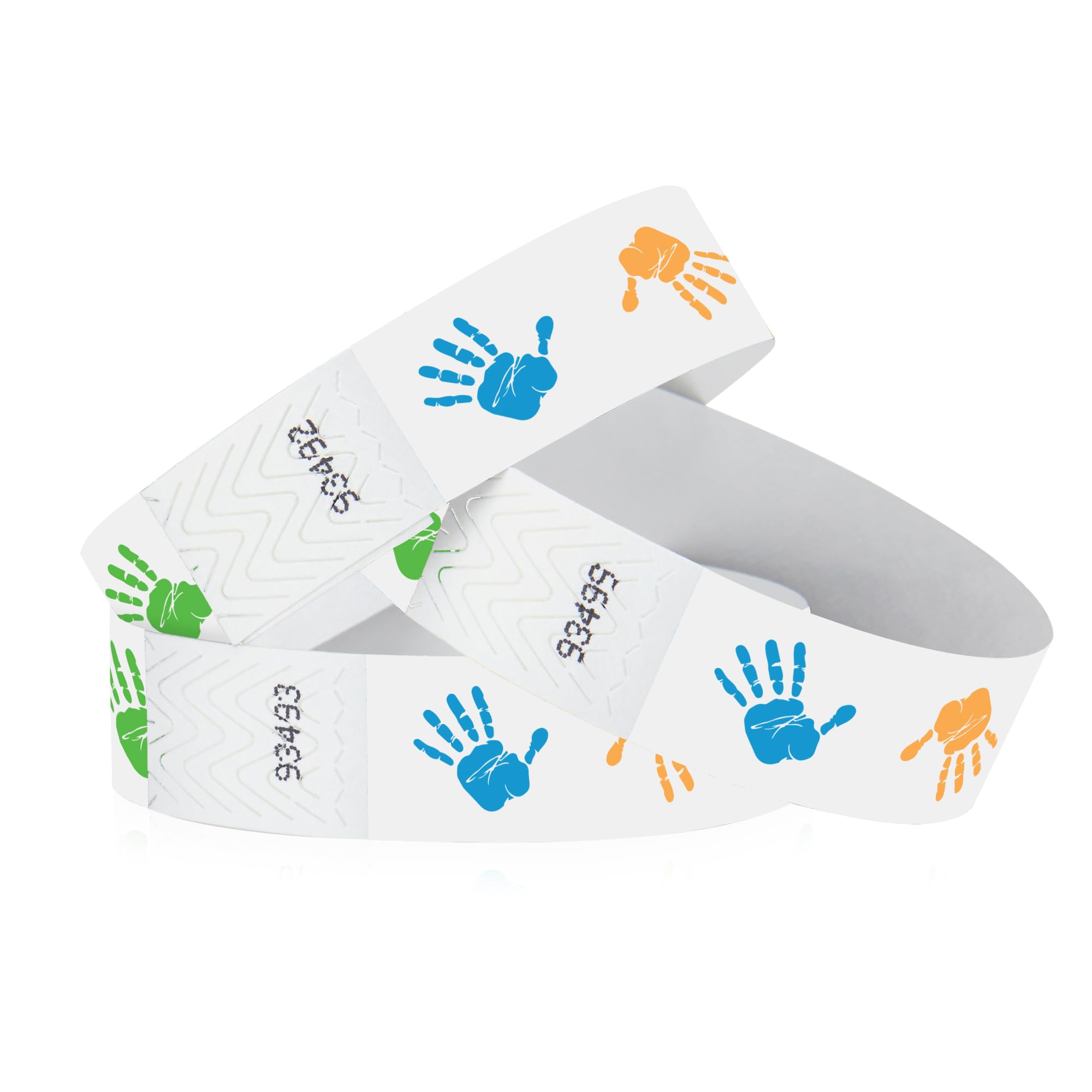 500 Tyvek WristCo Wristbands for Events | Hands + | Water-proof Tamper ...