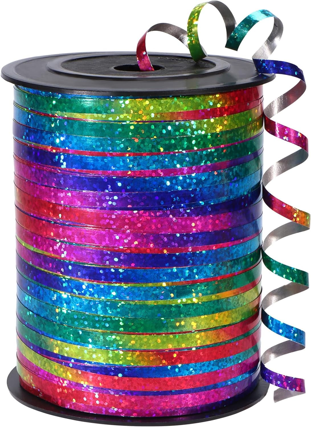 500 Yard Rainbow Ribbon Curling, Balloon Ribbon-Balloon String, Shiny ...