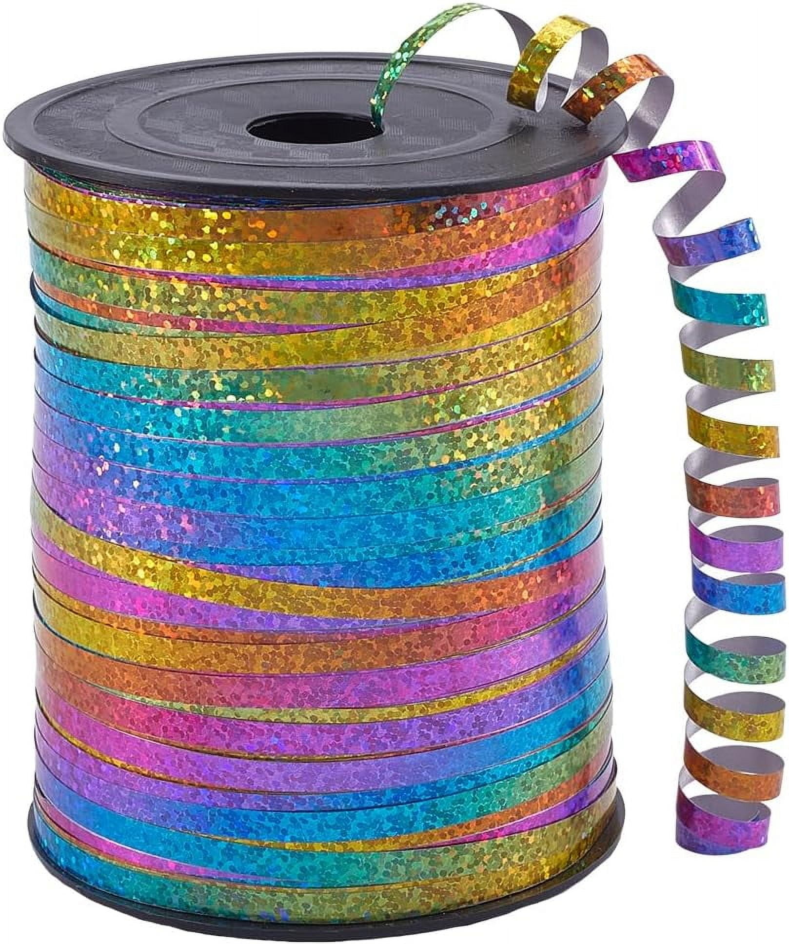 500 Yards 3/16" Curling Ribbon Balloon Ribbon Iridescent Shiny Metallic ...