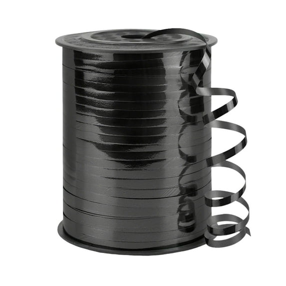 500 Yards Curling Ribbon,1/5 AIF9 Inch Shiny Black Ribbon,Balloon ...