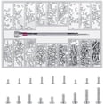 500 count Laptop Screws, M1.2/M1.4/M2 Small Screws for Electronics ...