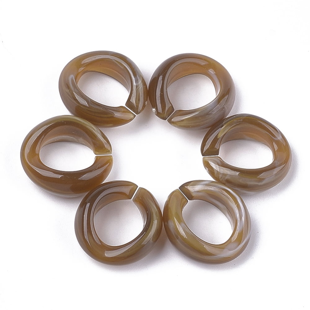 500 g Acrylic Linking Rings Quick Link Connectors For Jewelry Chains ...