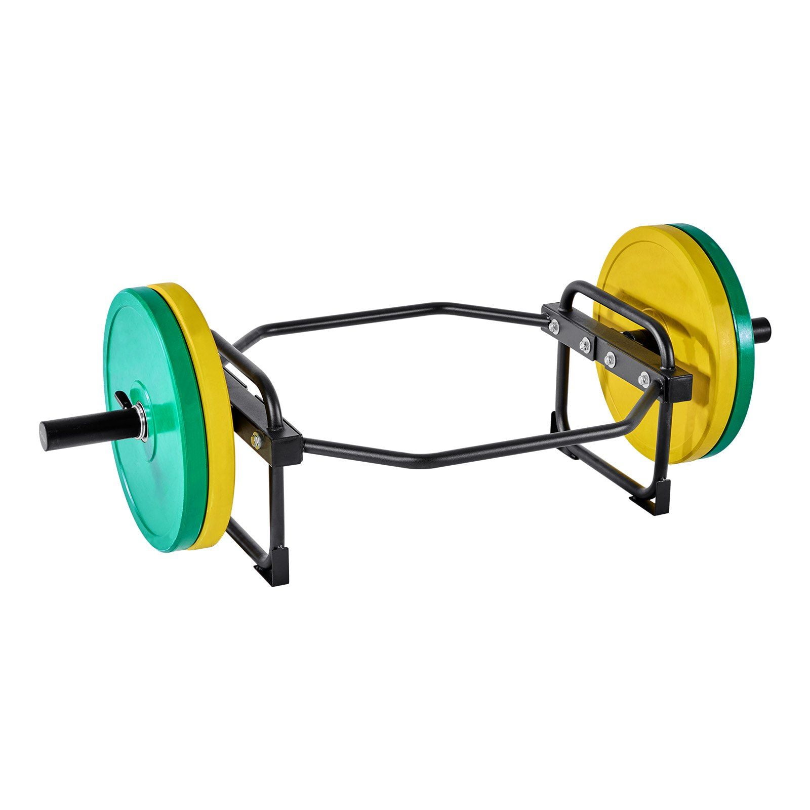 500 lbs Capacity Hexagon Trap Bar, 2" Thick Barbell for Deadlifts ...