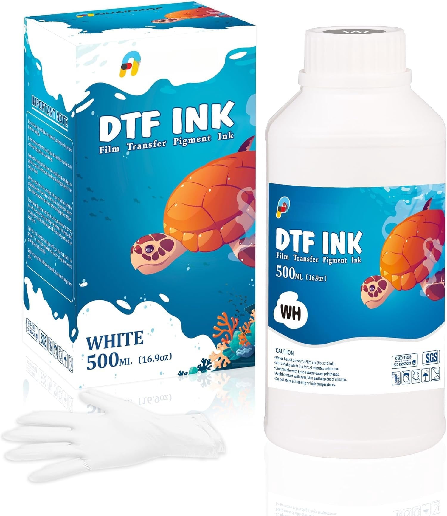 500 ml DTF White Ink, DTF Transfer White Ink for PET Film, Refill Ink ...