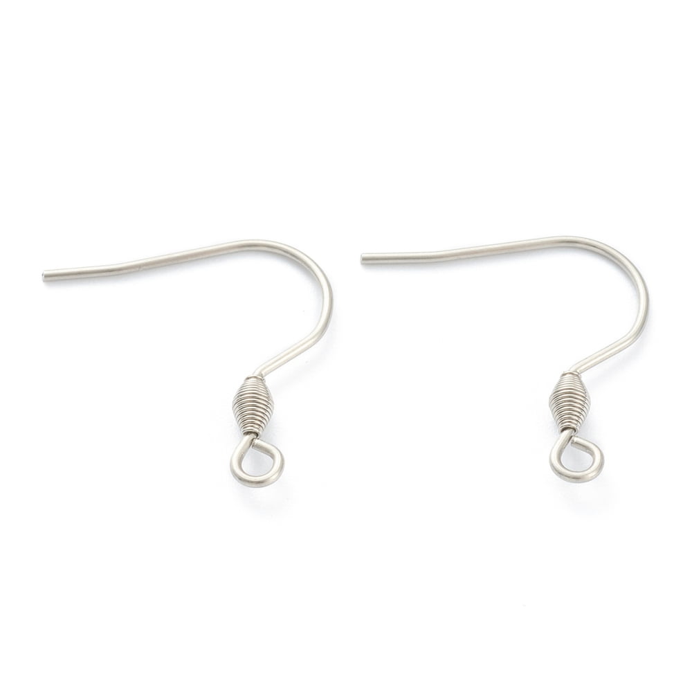 500 pc Resistant 316 Surgical Stainless Steel Earring Hooks Ear Wire ...
