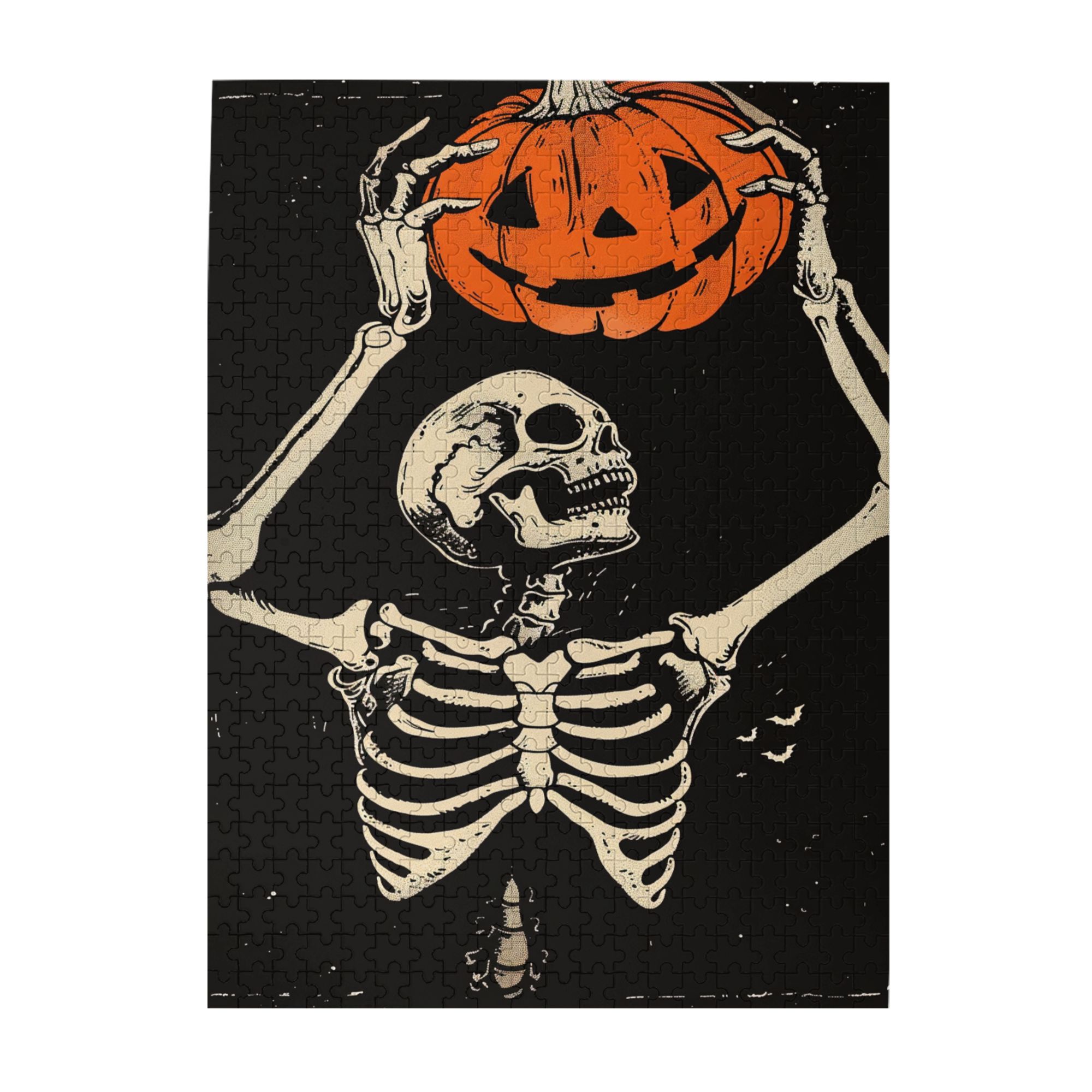 500 pcs 500 Piece Puzzle For Adults Skull Pumpkin Head,Stress Relieving ...