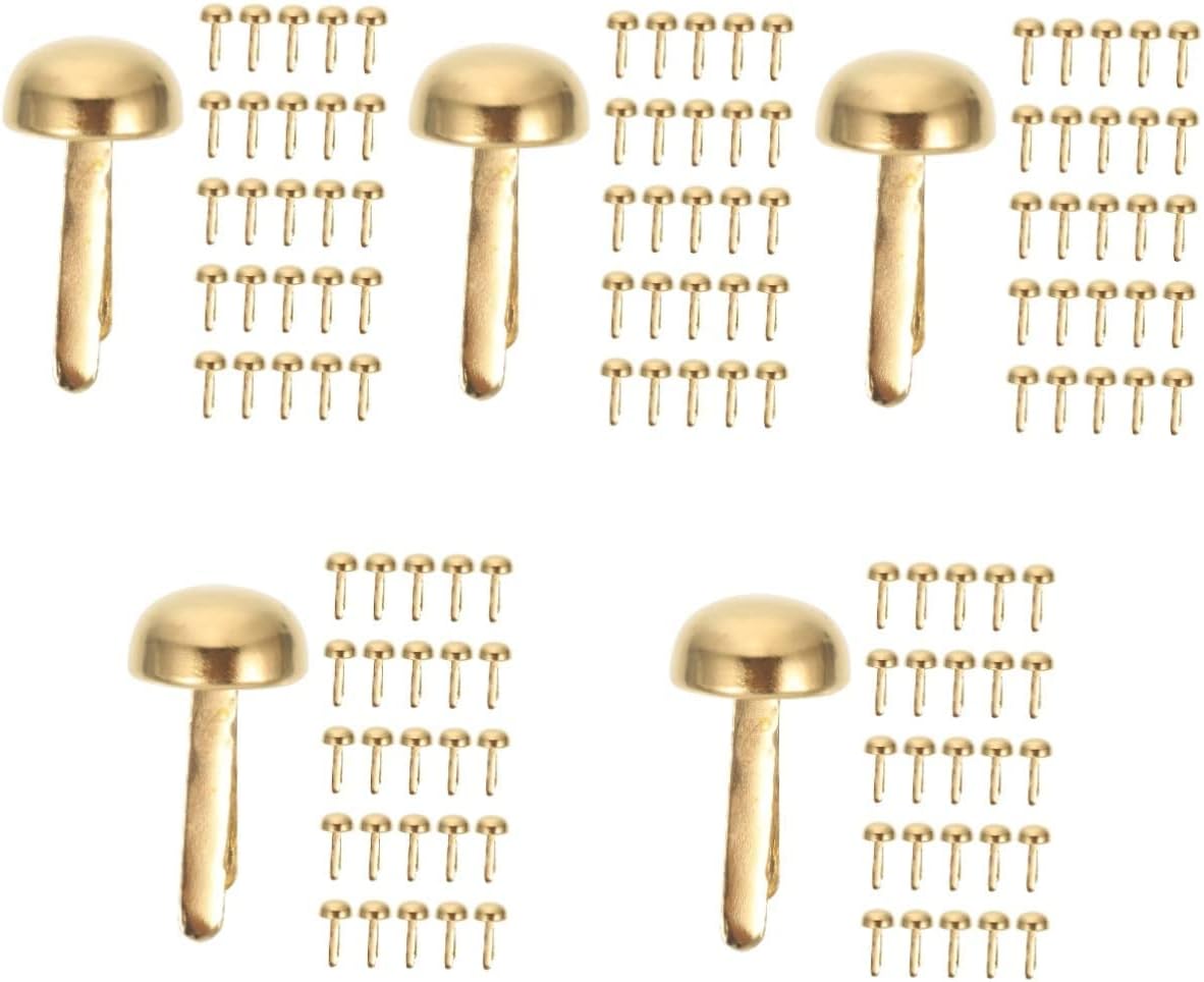 500 pcs Antique Scrapbooking DIY Board Ing Small Fasteners Cards Mini ...