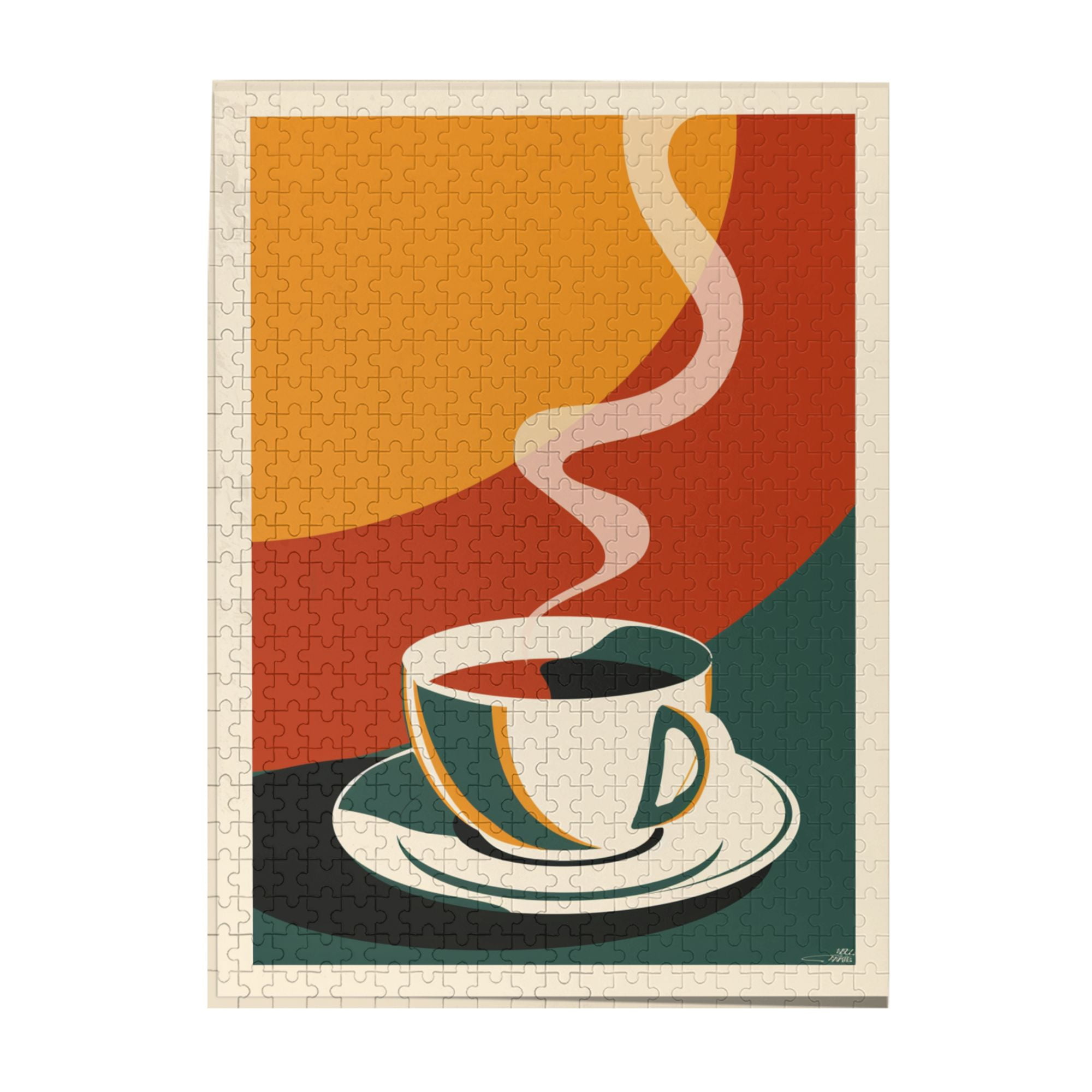500 pcs Classic Coffee Stress Relieving Puzzle 500 Piece,Challenging ...