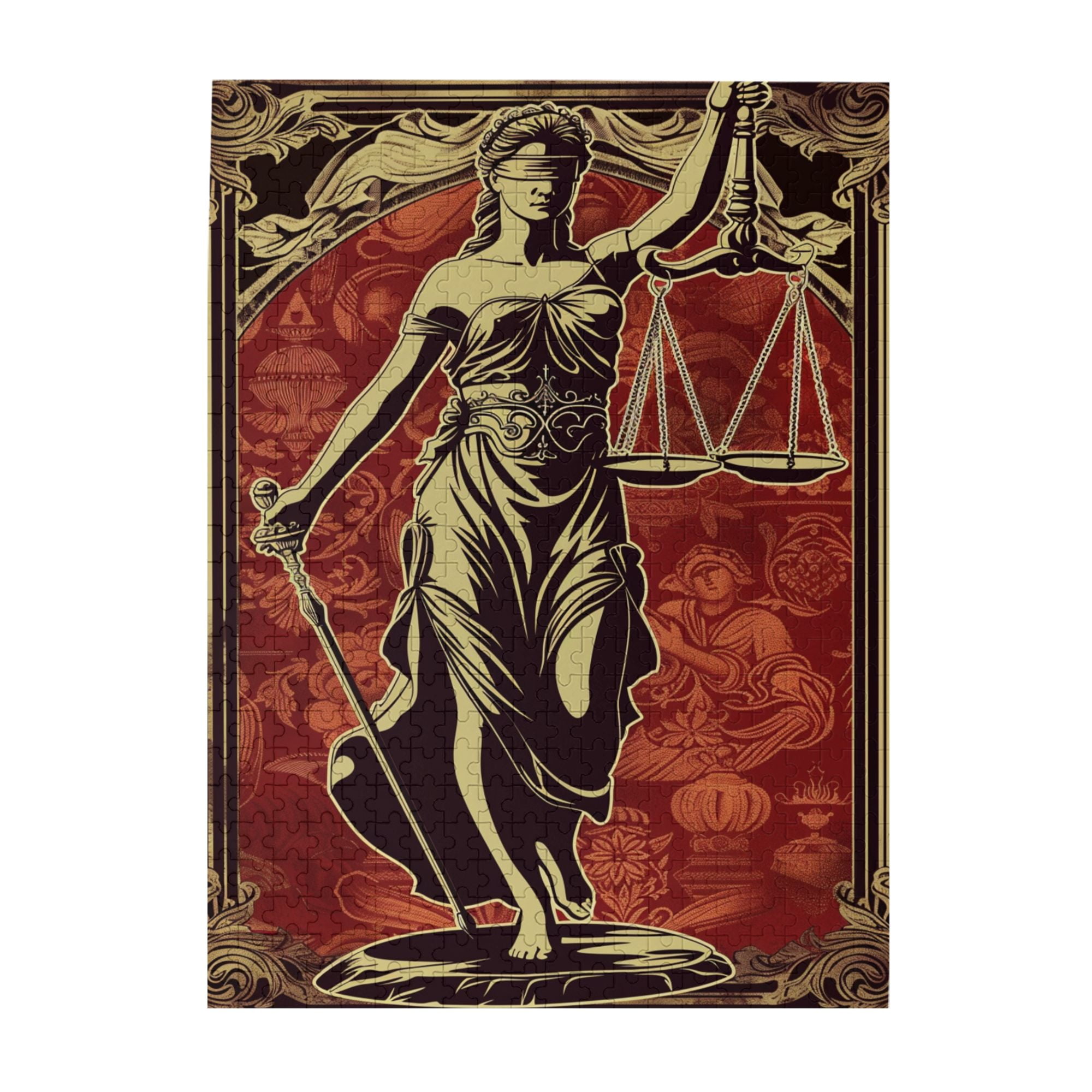 500 pcs Classic Goddess Of Justice Jigsaw Puzzles 500 Pieces,Creative ...