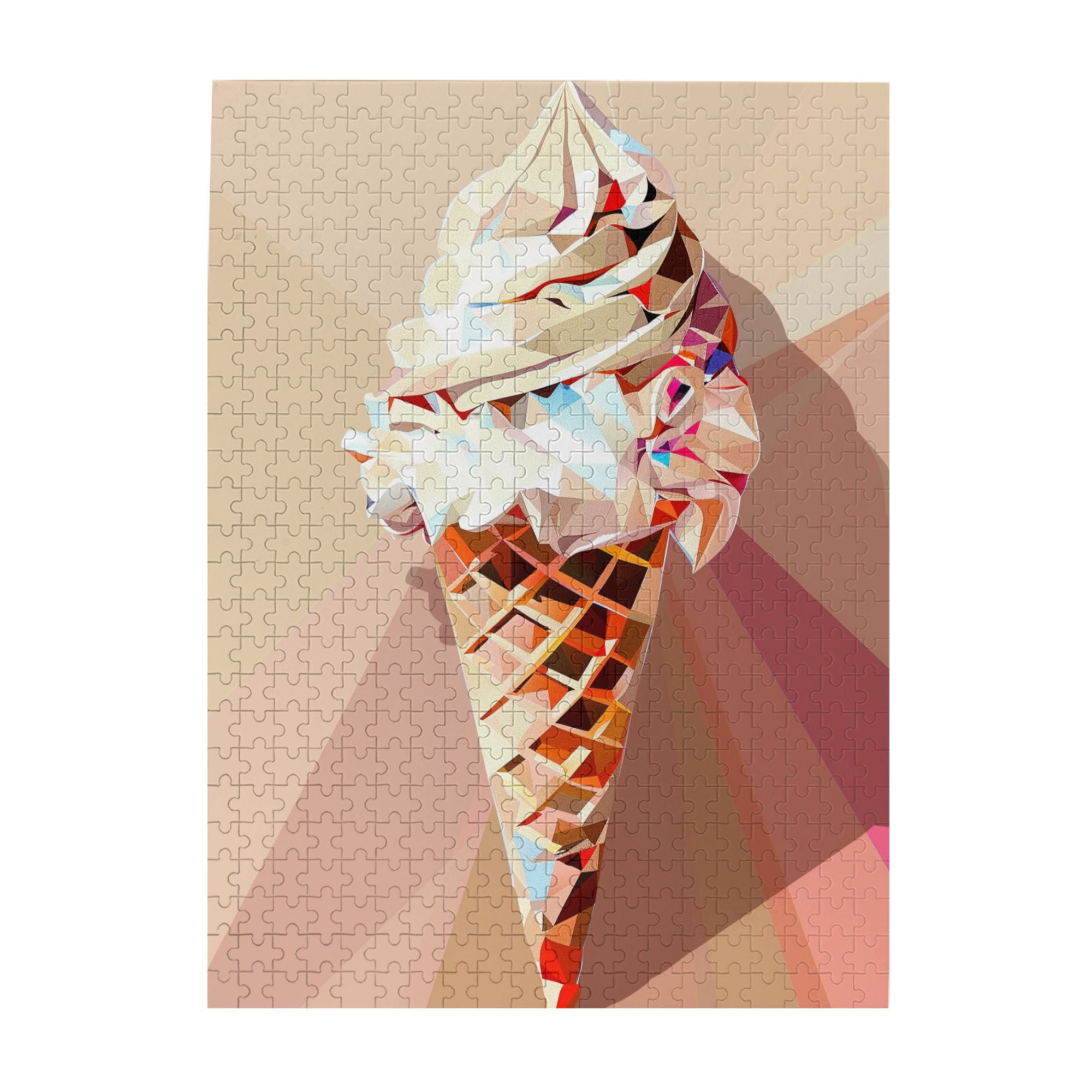 500 pcs Classic Sweet cone wooden Puzzles 500 Piece,Vibrant Design ...