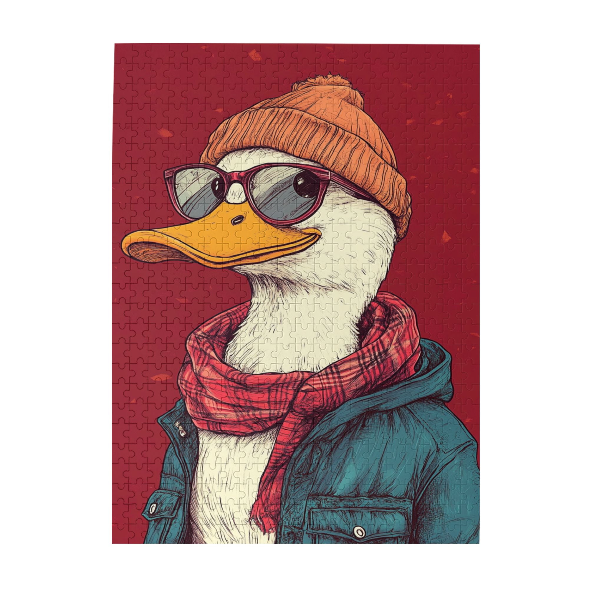 500 pcs Fashionable Duck Wooden Puzzles 500 Piece,Unique And Beautiful ...