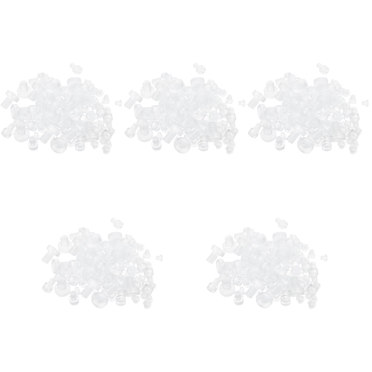 500 pcs Glass Tabletop Bumpers Clear Rubber Table Glass Bumpers Rubber ...