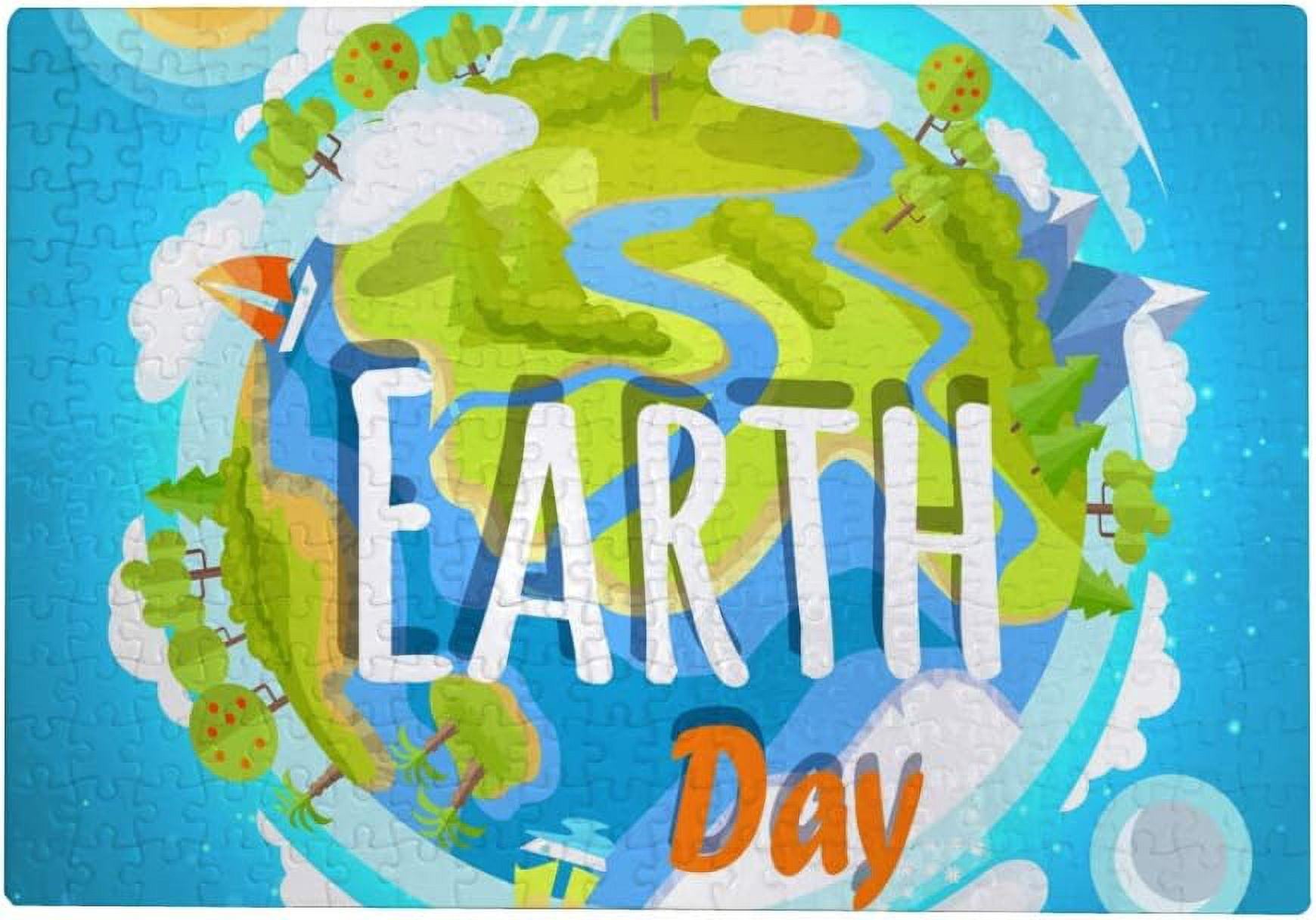 500 pcs Jigsaw Puzzles Happy World Environment Day Love Earth Family ...