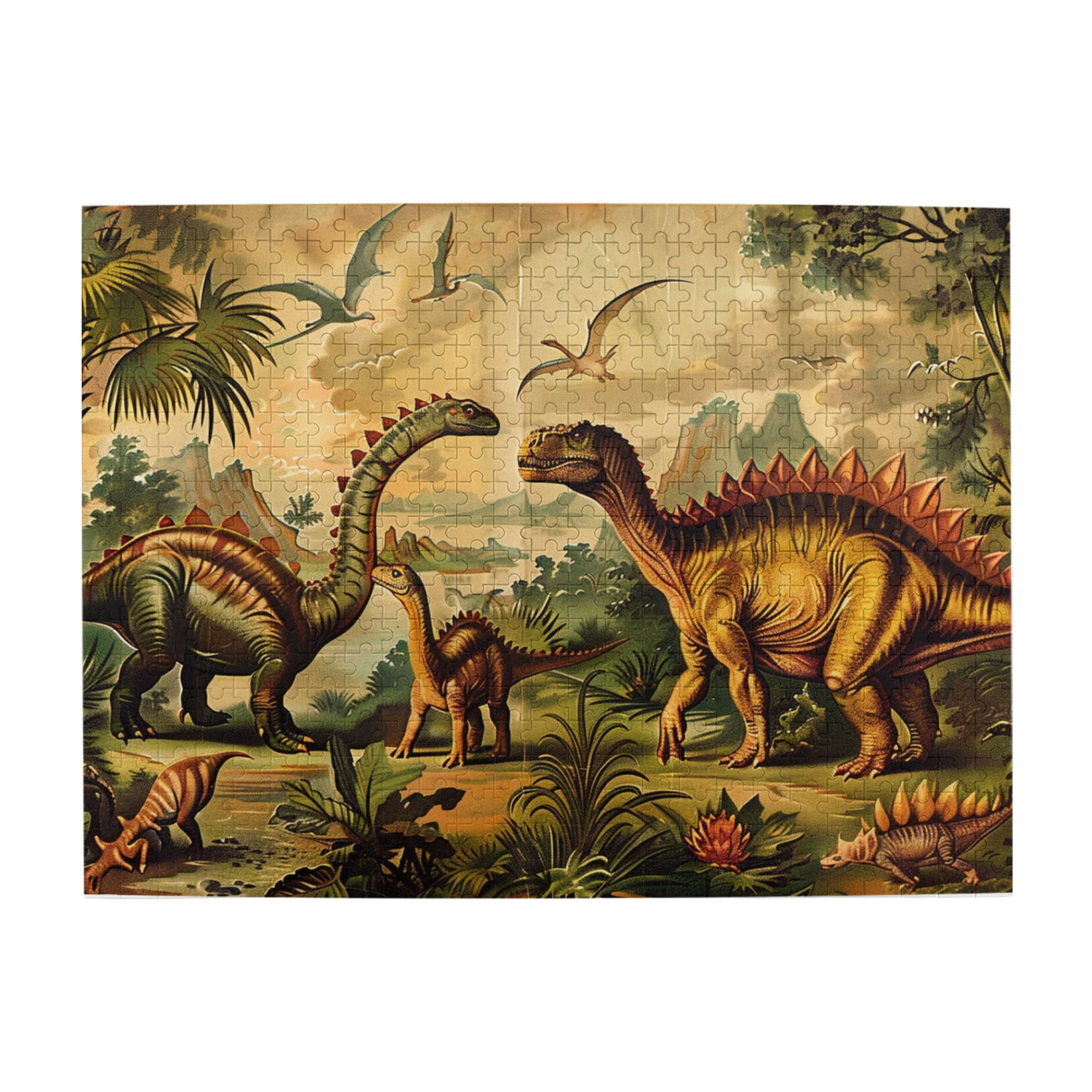 500 pcs Jurassic period dinosaur 500 piece puzzle for adults,Funny ...