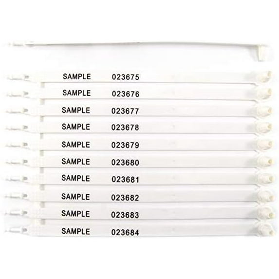 500 pcs Numbered Plastic Trcuk Door Seals Self-Locking Trailer Tamper ...