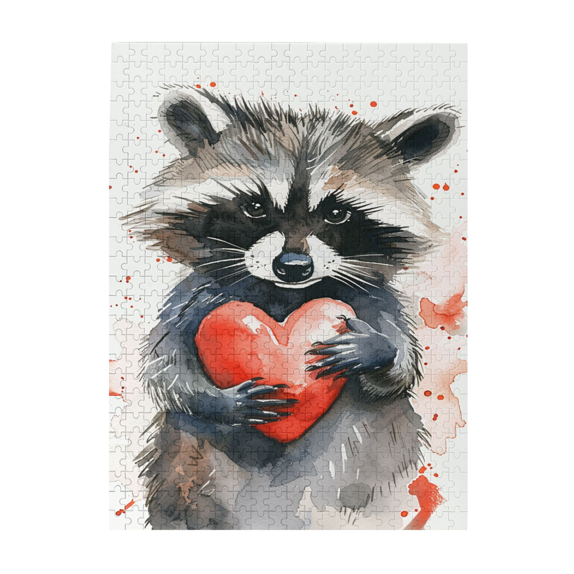 500 pcs 500 Piece Vibrant Jigsaw Puzzle Love Of Little Raccoon ...