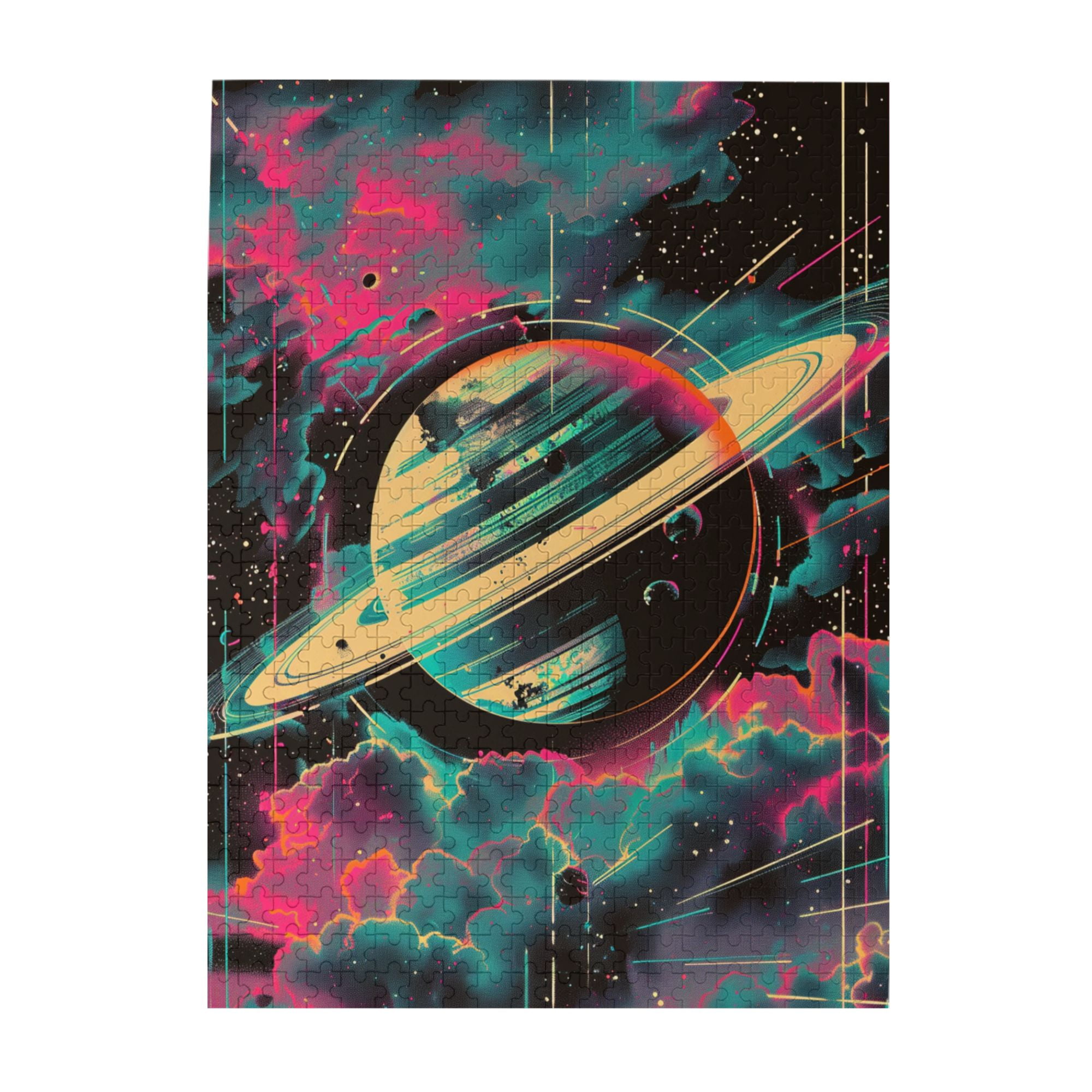 500 pcs 500 Piece Wooden Puzzles Universe Planet,Vibrant and Stunning ...