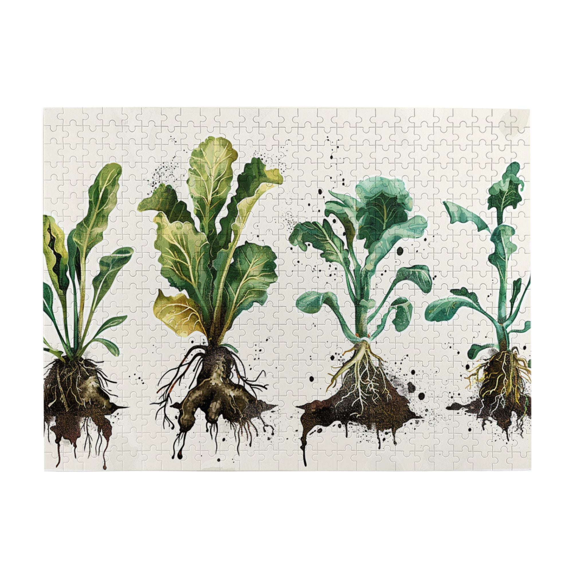 500 pcs Plant root soil Wooden Puzzle 500 Piece,Creative Activity ...