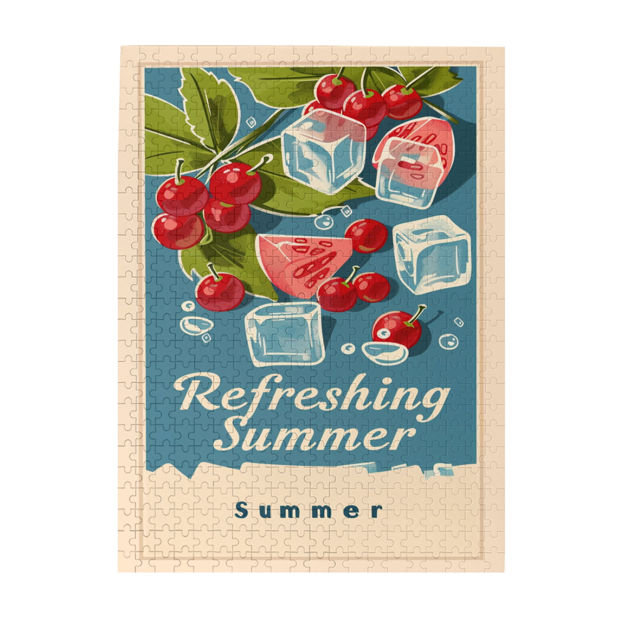 500 pcs Refreshing Summer red berry 500 piece puzzle for adults ...